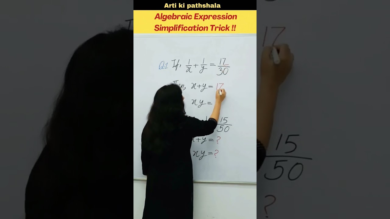 Algebraic expressions Simplification Trick🤗/ Math Unique Best Tricks # ...
