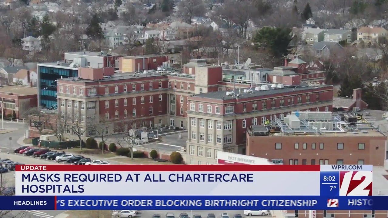CharterCARE requiring masks at all medical centers - YouTube