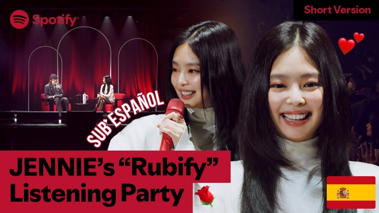 (SUB ESPAÑOL) JENNIE opens the curtains to “Ruby”ㅣRubify Listening ...