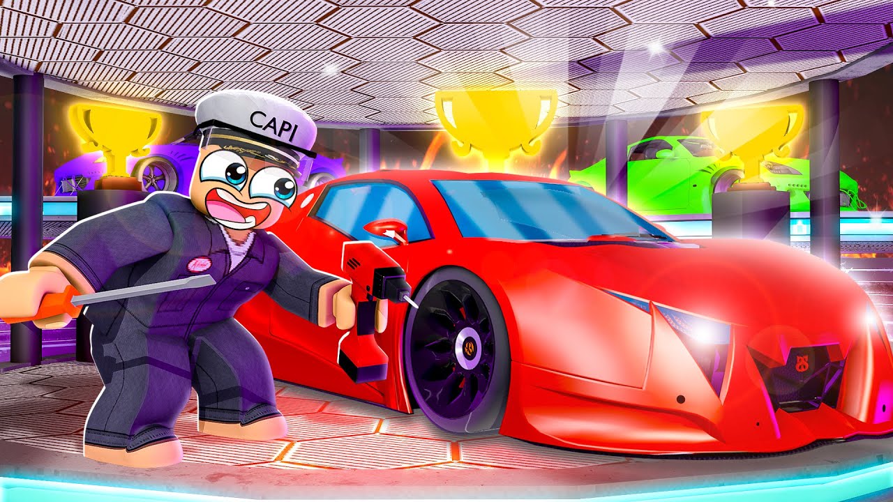 Building and Racing SUPER CARS in ROBLOX - YouTube