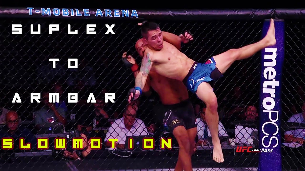 Demitrious Johnson Suplex to Armbar - Slow Motion MMA HD - YouTube