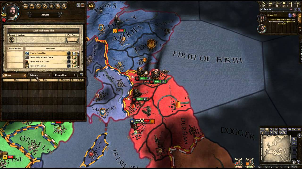 Crusader Kings II - The Invasion Begins - YouTube