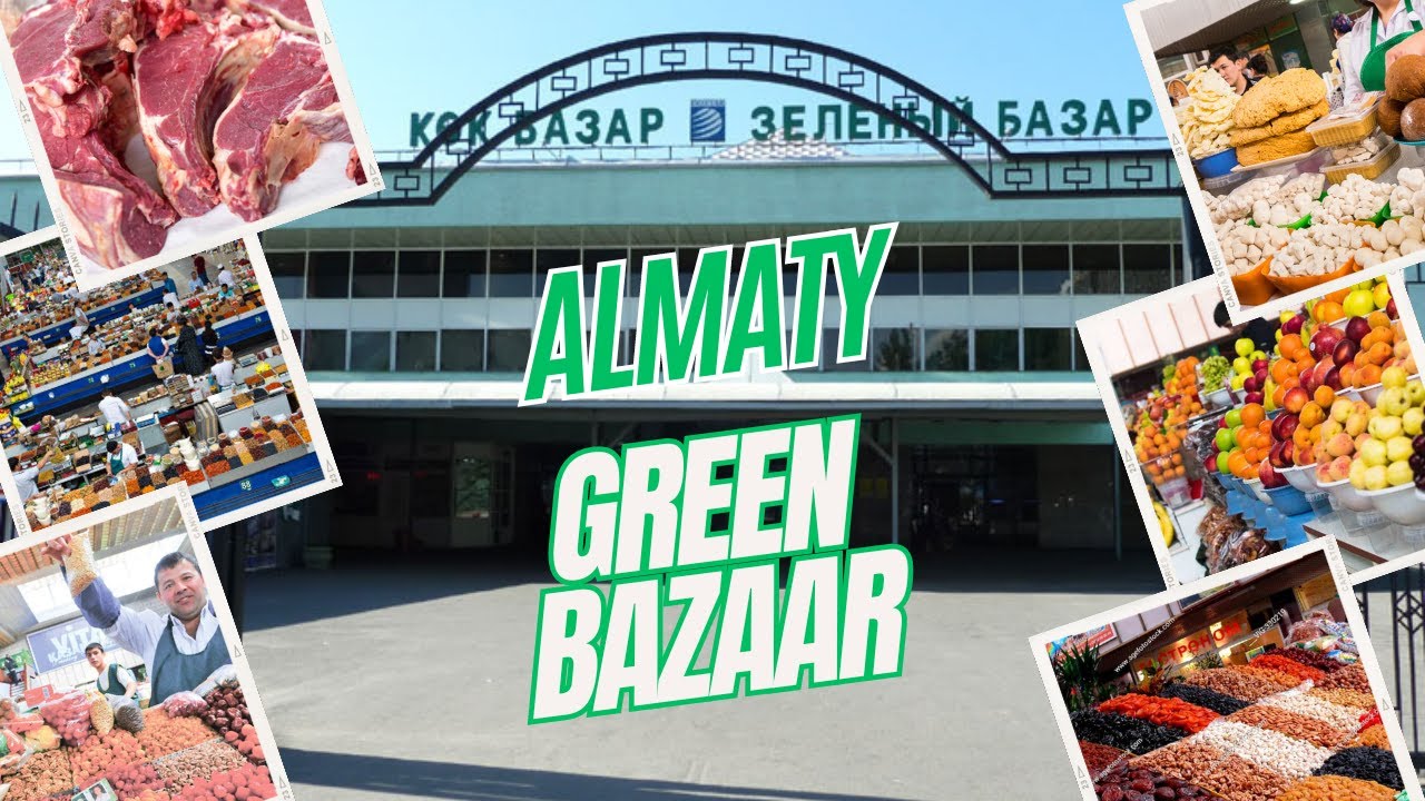 Kazakhstan Biggest Market | Almaty Green Bazaar | Almaty Meat Market ...