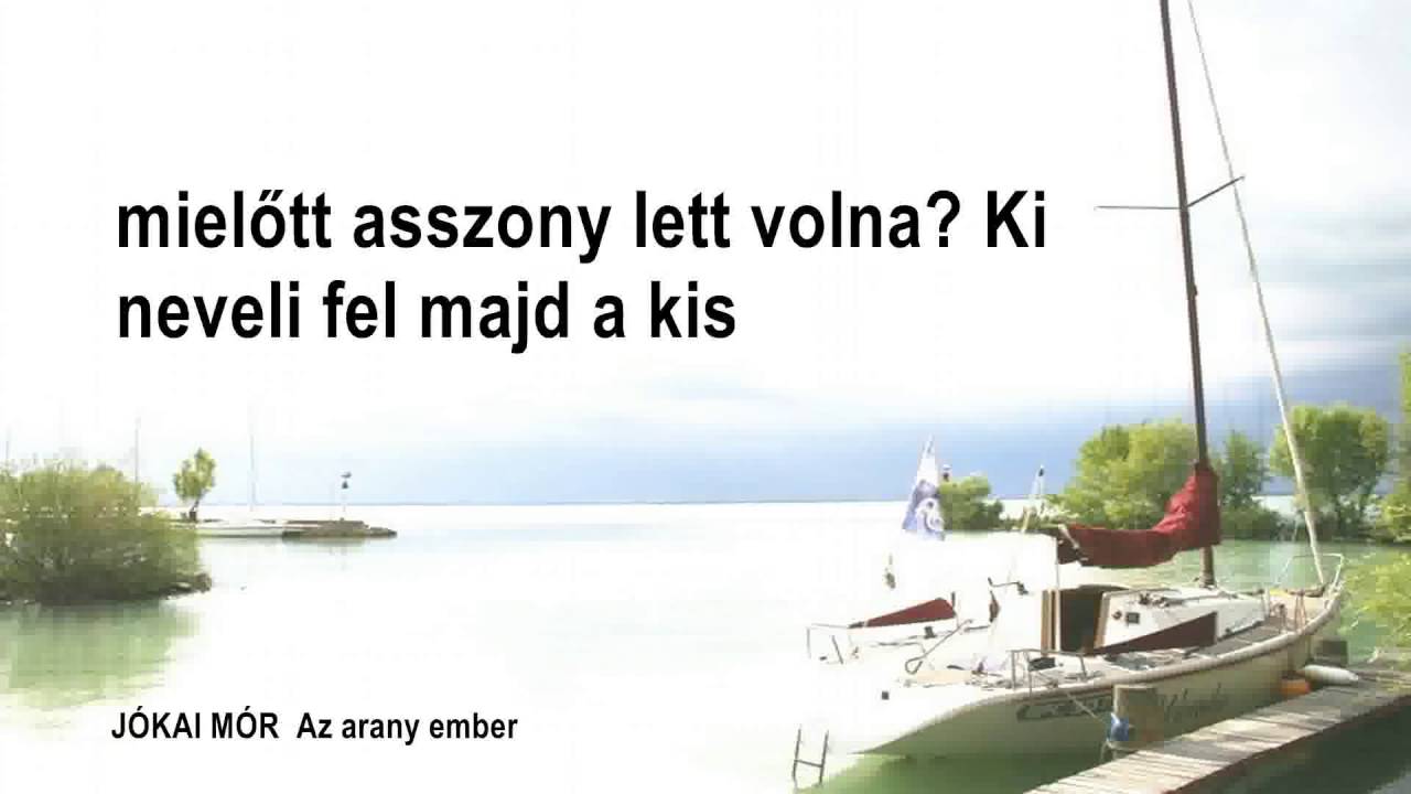 33. NOÉMI Jókai Mór: Az arany ember Hungarian language (audiobook ...