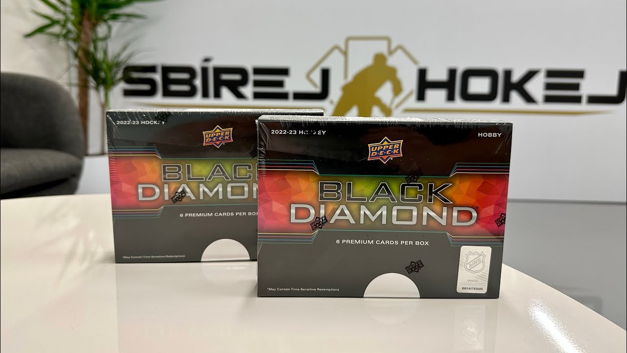 2022-23 Upper Deck Black Diamond Hockey Hobby Box představení produktu ...