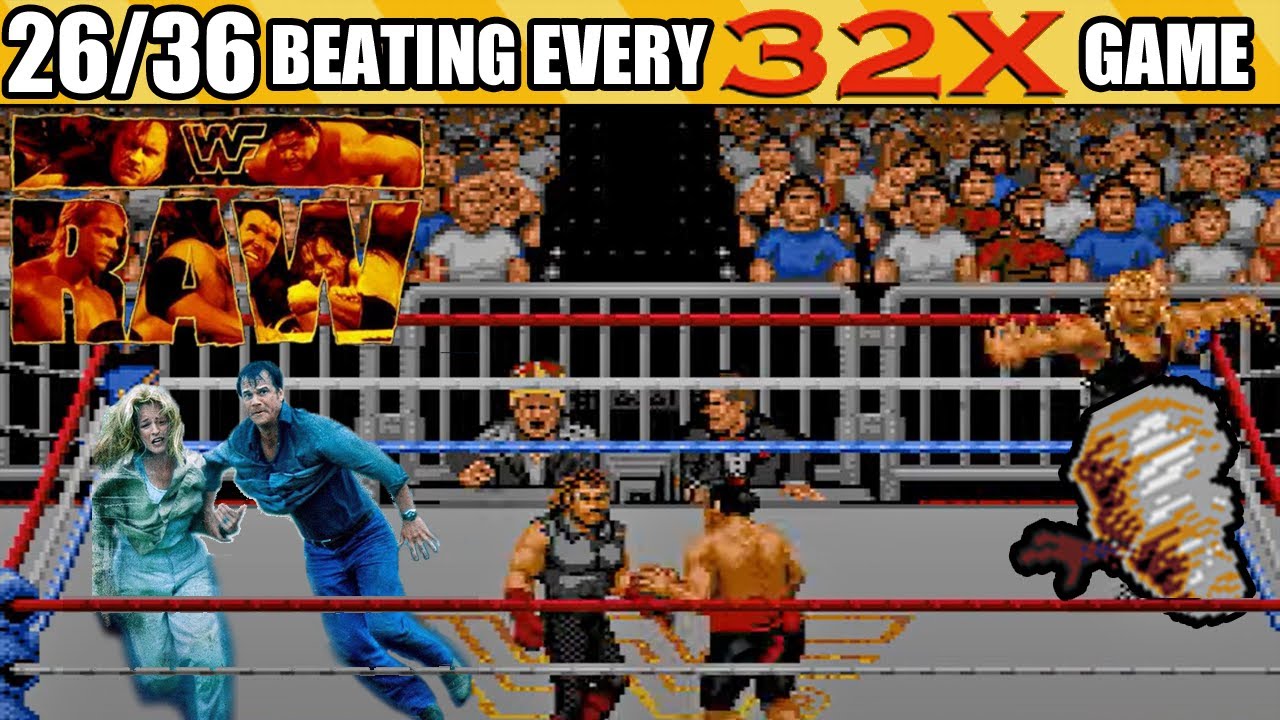 Beating Every 32X Game - WWF RAW (26 of 36) - YouTube