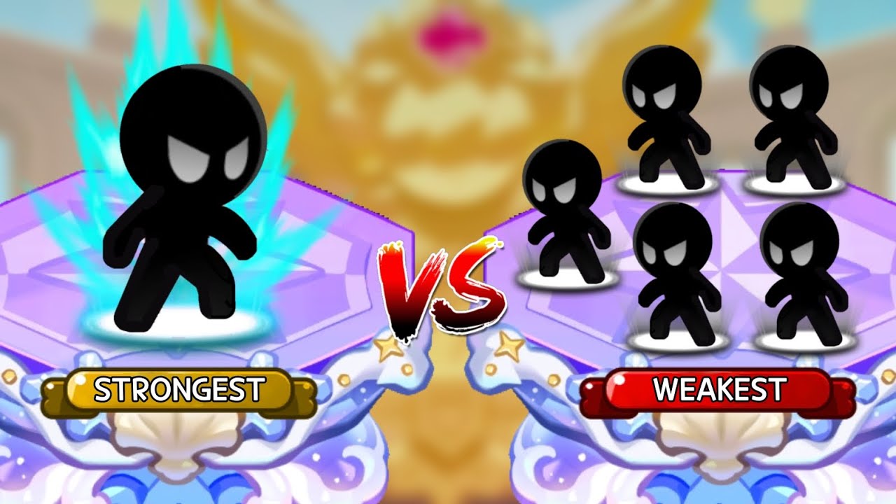 1 Strongest Cookie vs 5 Weakest Cookie - YouTube