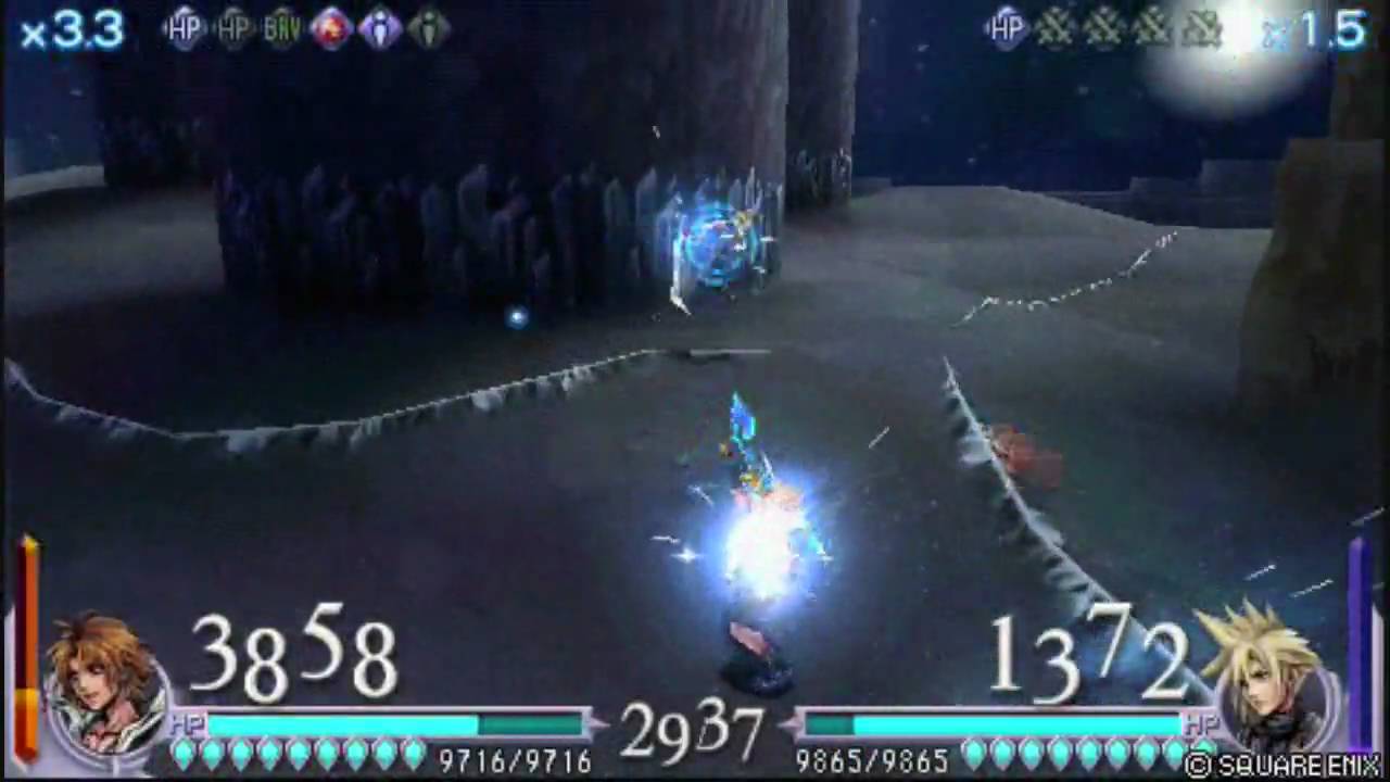 Dissidia - Tidus vs. Cloud - YouTube