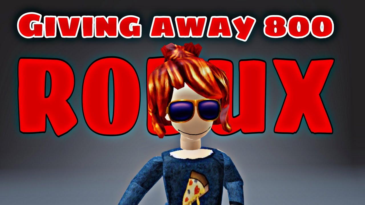 Giving away 800 robux because I reached 10k subscribers 🥳💕 - YouTube