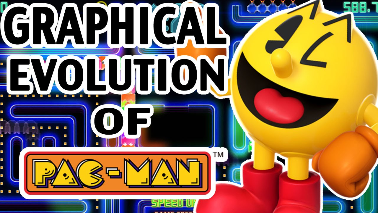 Pac Man Graphical Evolution (1980- 2016) - YouTube
