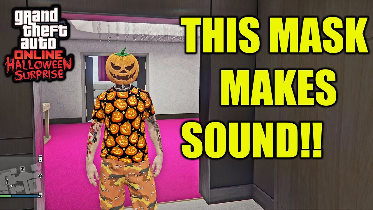 How To Get Mask Audio For The Horror Pumpkin 🎃 Mask In GTA 5 Online ...