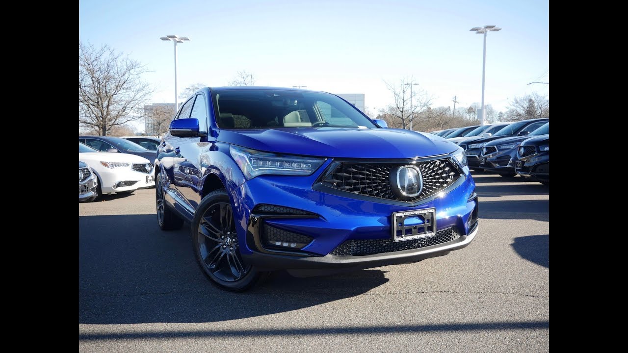 2019 Acura RDX A-Spec Review - Start Up, Revs, and Walk Around - YouTube