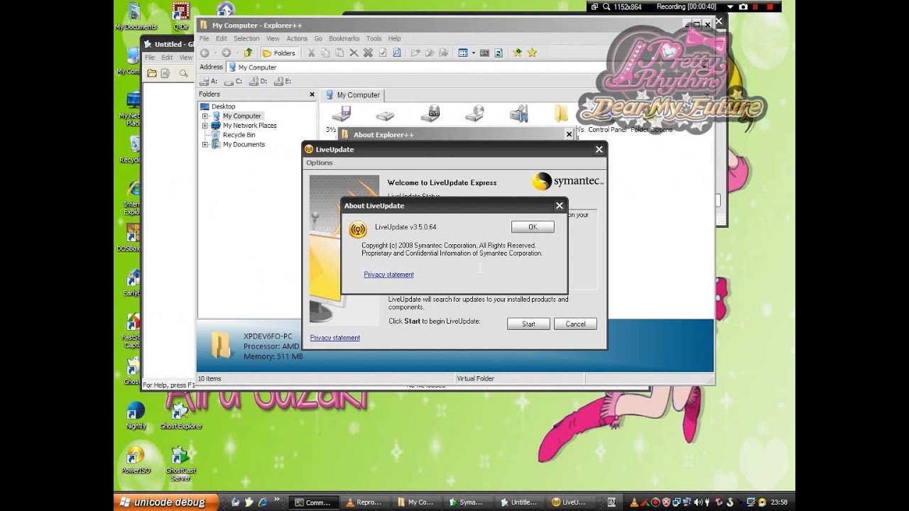 Windows XP Dark Edition v6 Full Option Version in Virtual PC 2007 ...