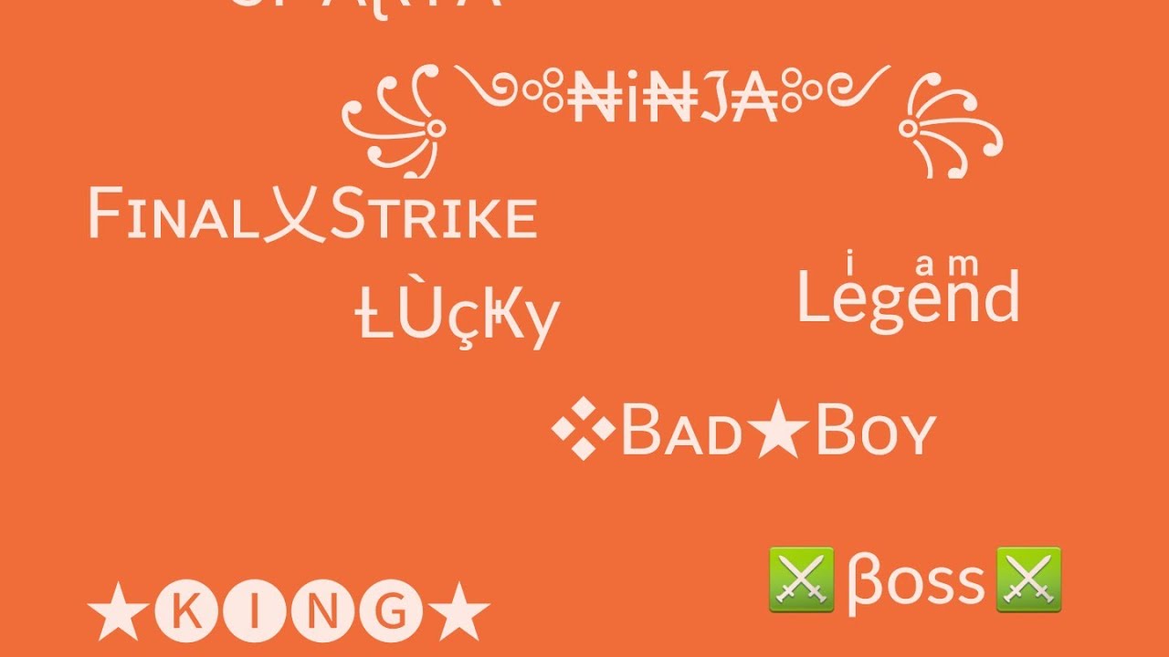 COMO TER UM NICK BONITO PARA JOGOS! - YouTube