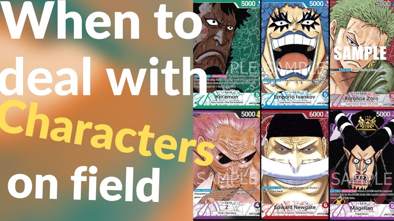 One Piece TCG masterclass || Dealing with characters on field - YouTube