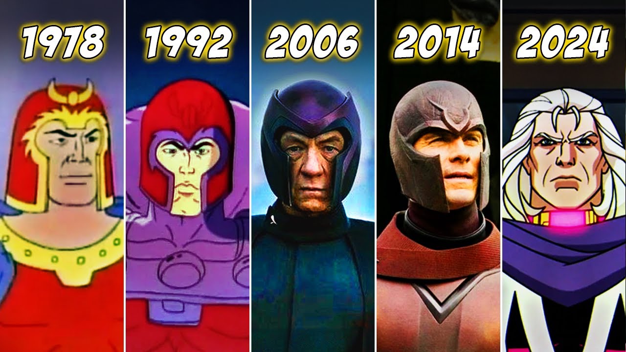 Magneto Evolution in Movies & Cartoons (1978-2024) - X-Men '97 - YouTube