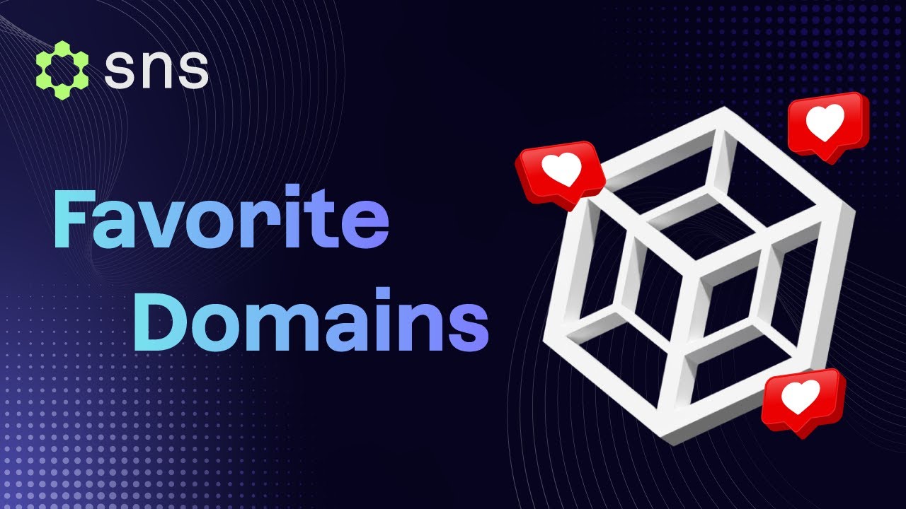SNS Tutorial #7: Favorite Domains - YouTube