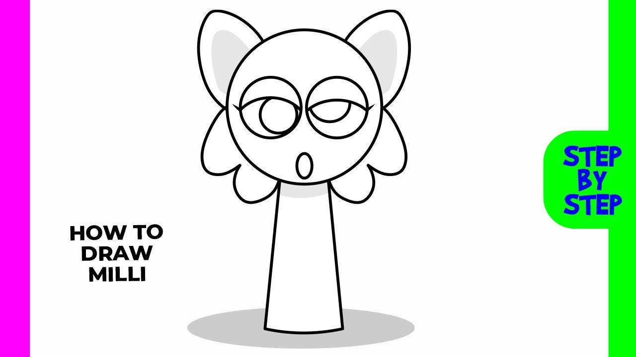 How to draw Milli - Sprunki - YouTube