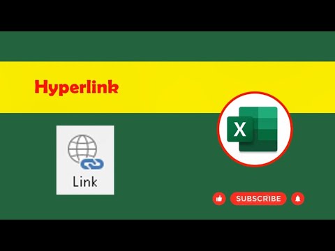 Cara membuat Hyperlink / Link pada Microsoft Excel - YouTube