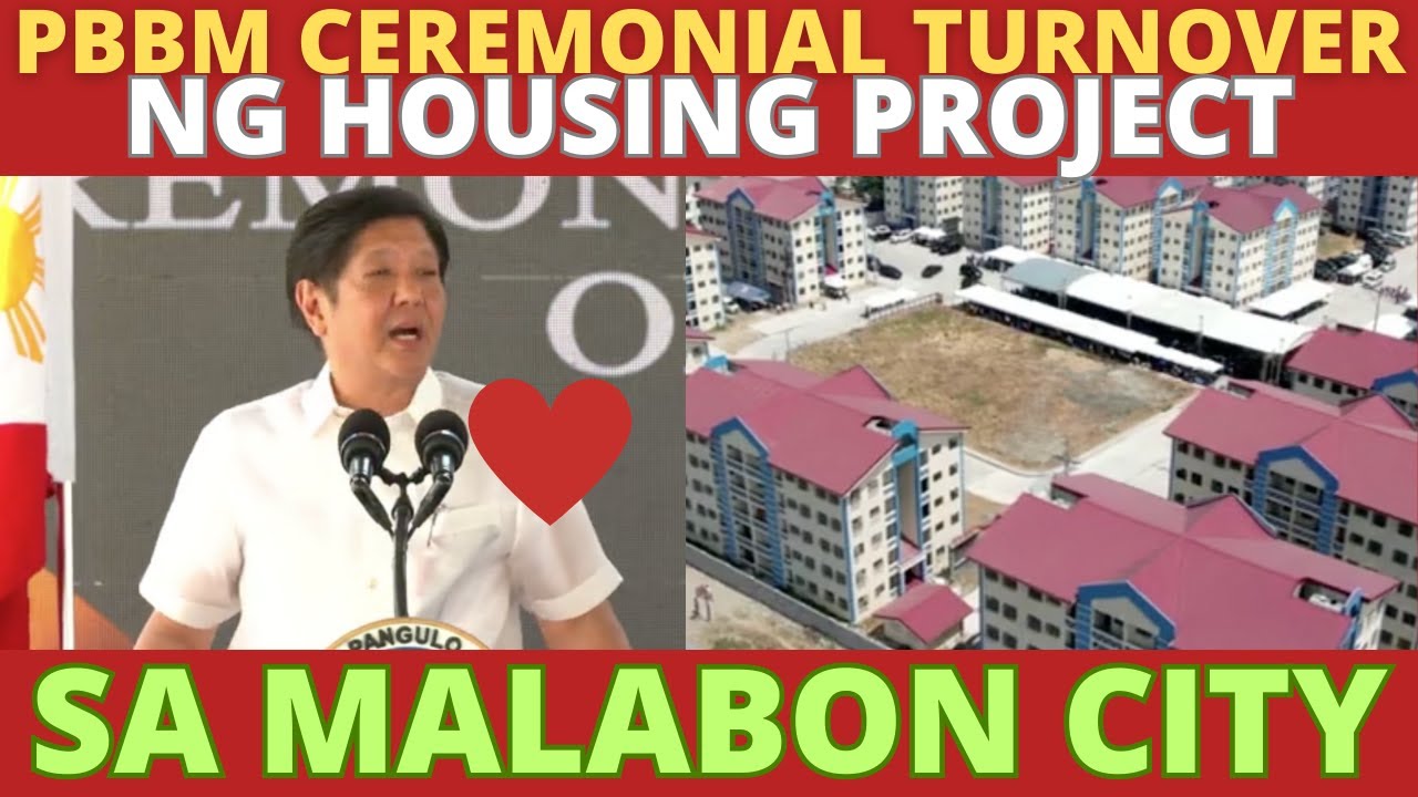 Reaction video - PBBM ceremonial turnover ng housing project sa Malabon ...