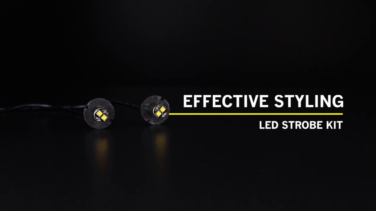 Introducing powerful styling – strobe kit with 26 flash patterns ...