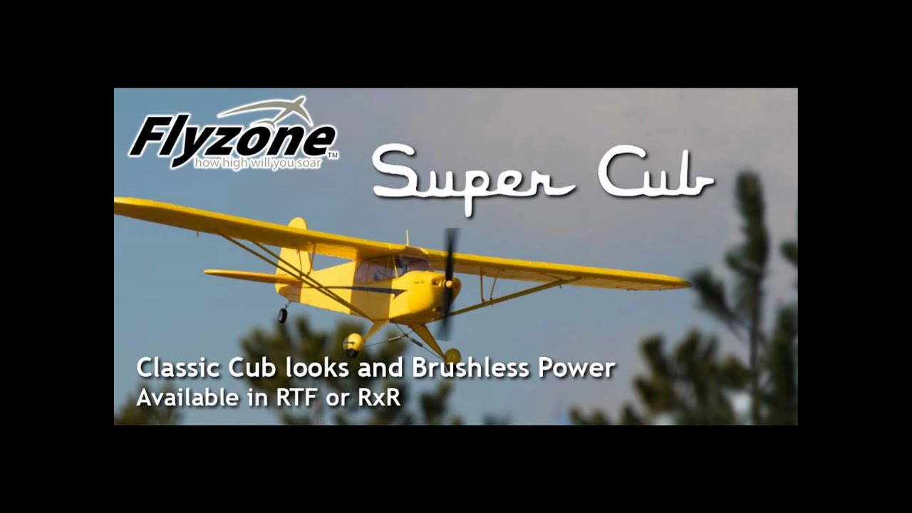 Flyzone Select Scale Super Cub - YouTube