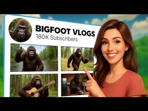 These Al Bigfoot Vlogs Went VIRAL (Make Your Own) - YouTube