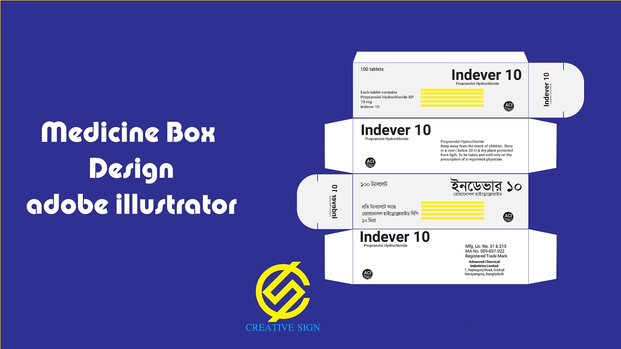 Medicine Box Design / Complete Project of Packages Designing / adobe ...