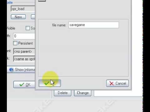 Game Maker 7 Tutorial Part 3 - Save and Load - YouTube