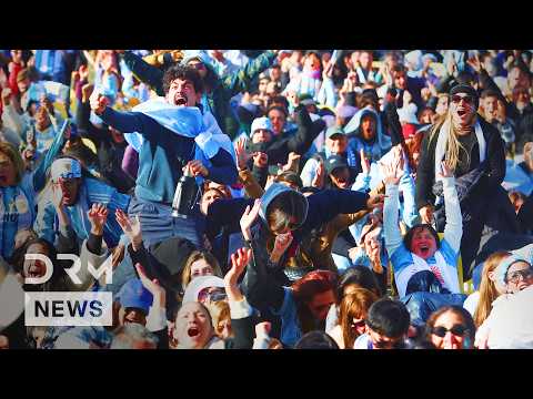 Argentina Fans Celebrate Wildly as Argentina Scores Back-to-Back Goals Against Egypt | AD1N