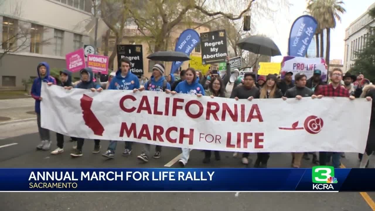 California March for Life takes place at the Capitol - YouTube