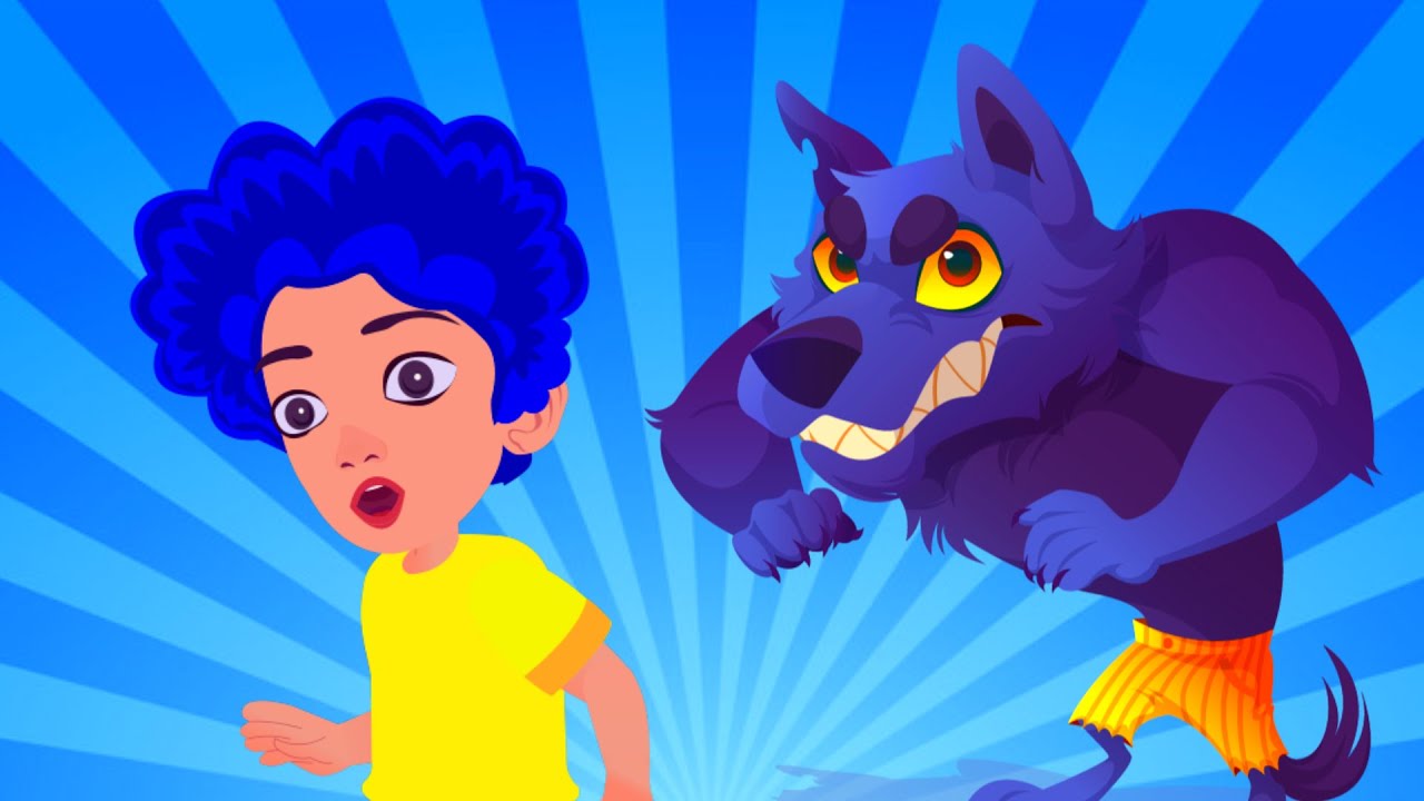 Big Grey Wolf Go away | Kids songs & Nursery rhymes - TigiBooBoo ...