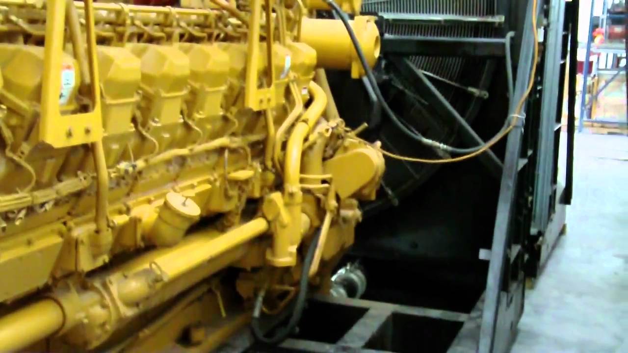 Caterpillar 3516B DITA 4160V Generator - YouTube