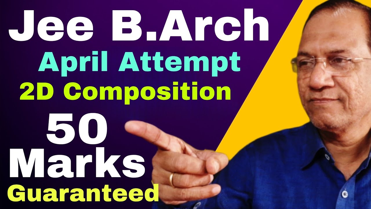 Easy 2D Composition Drawing Technique In Jee B.Arch 2024 #99percentile ...