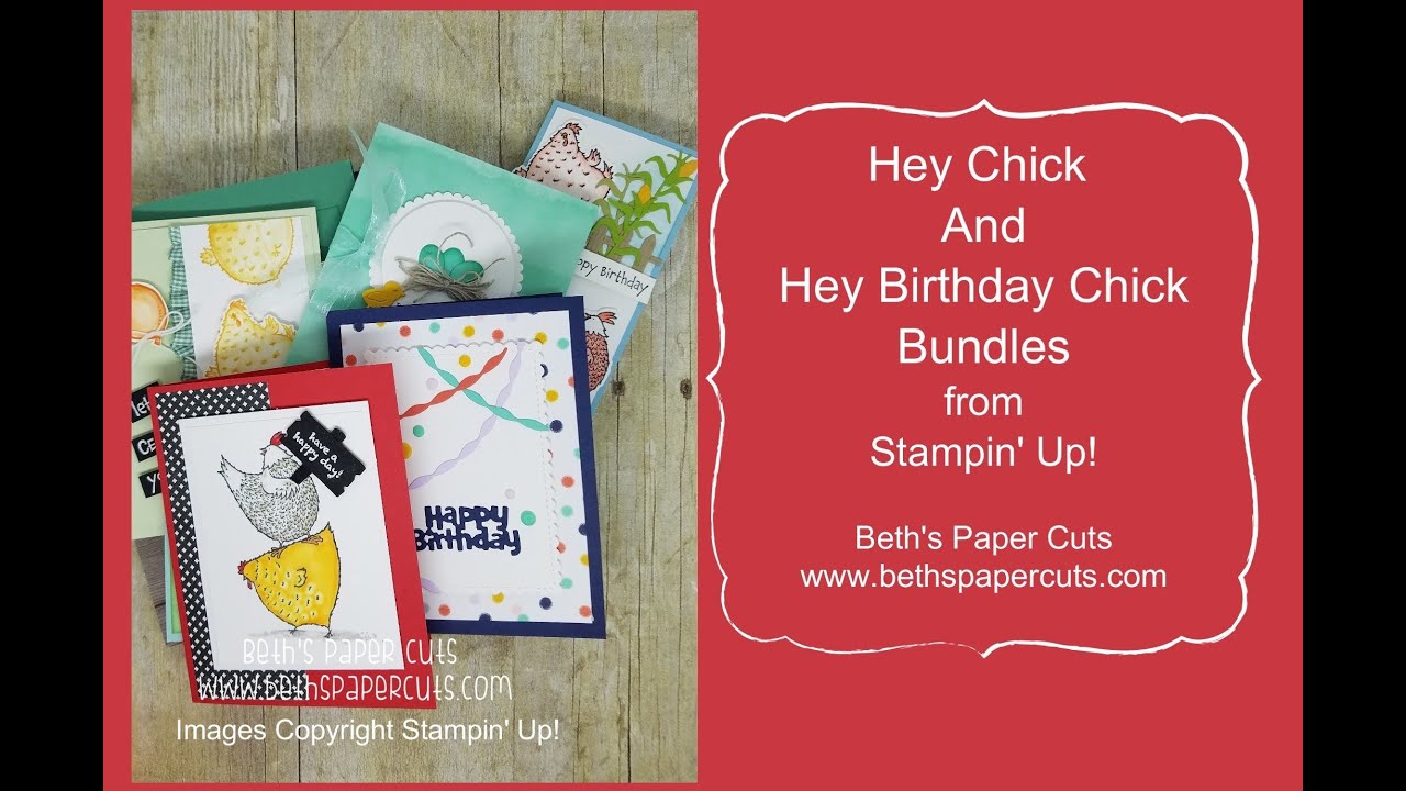 Lots of ways to use the Hey Chick products from Stampin' Up! and make a ...