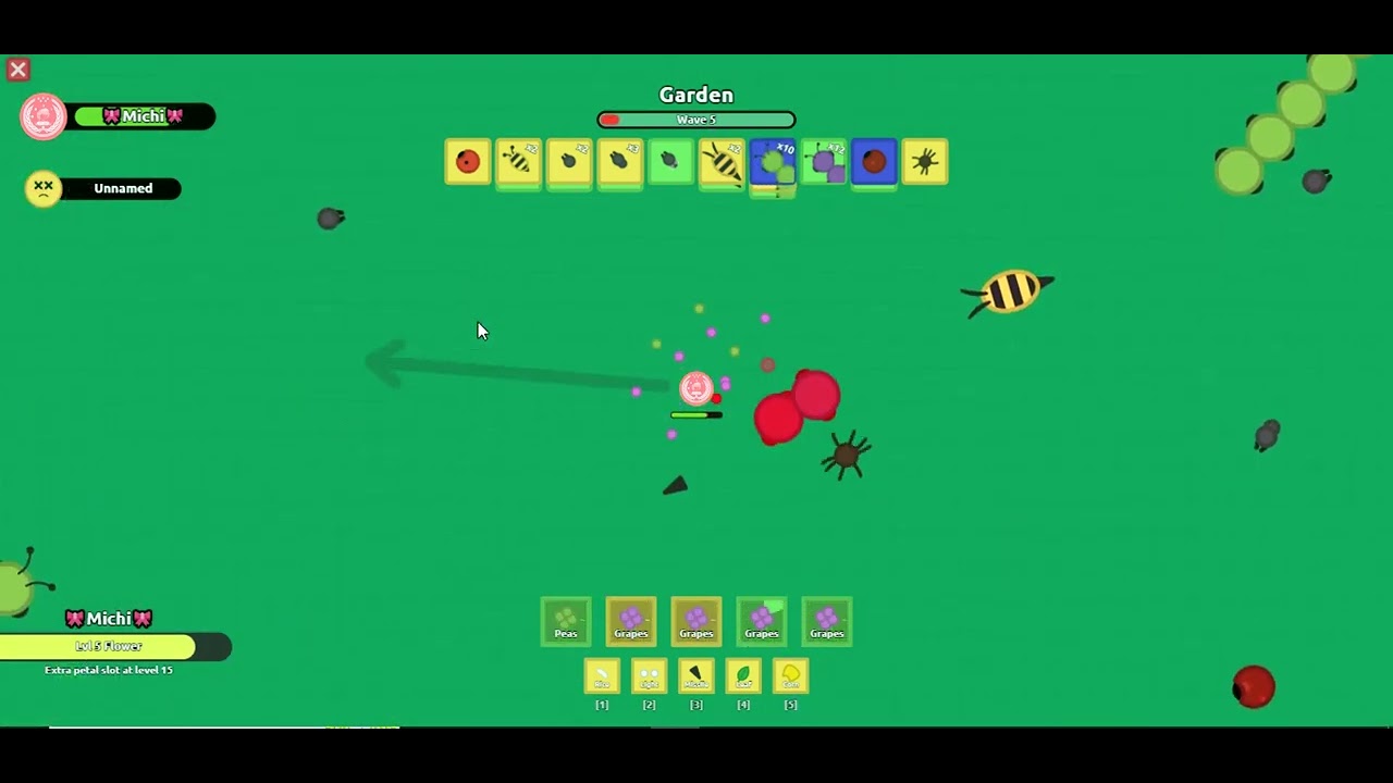 florr.io game for the first time and the ending - YouTube