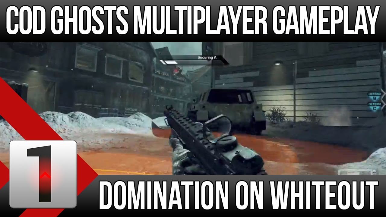 Call of Duty: Ghosts Multiplayer Gameplay - Domination on Whiteout, New ...