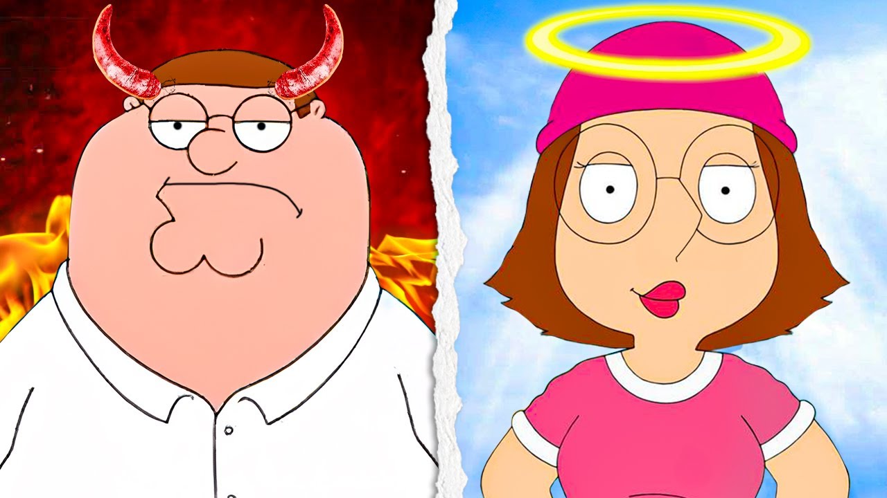 7 Sinful Vs 7 Heavenly Family Guy Characters - YouTube