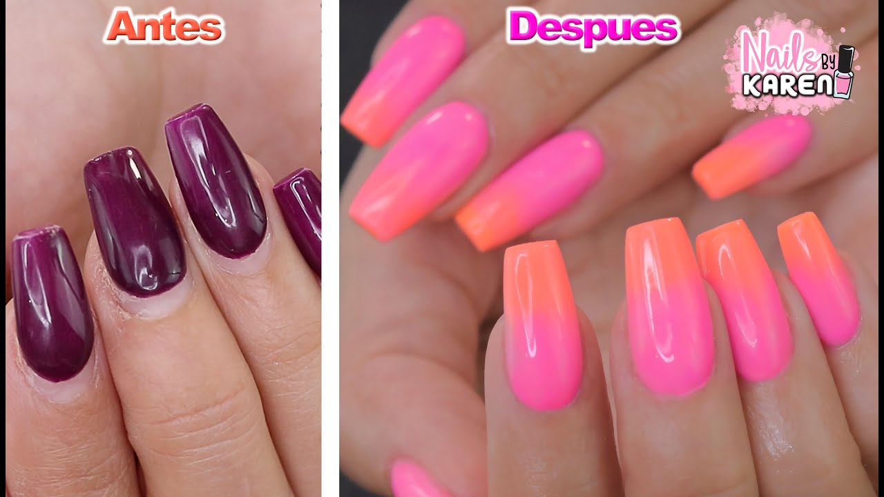 Cambio A UÑas Acrilicas Clienta Nailsbykaren Youtube