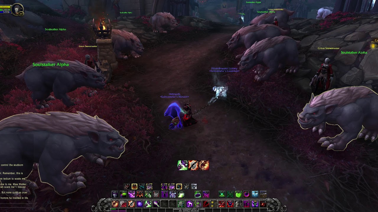 World of Warcraft: Shadowlands - Questing: Dread Priming - YouTube