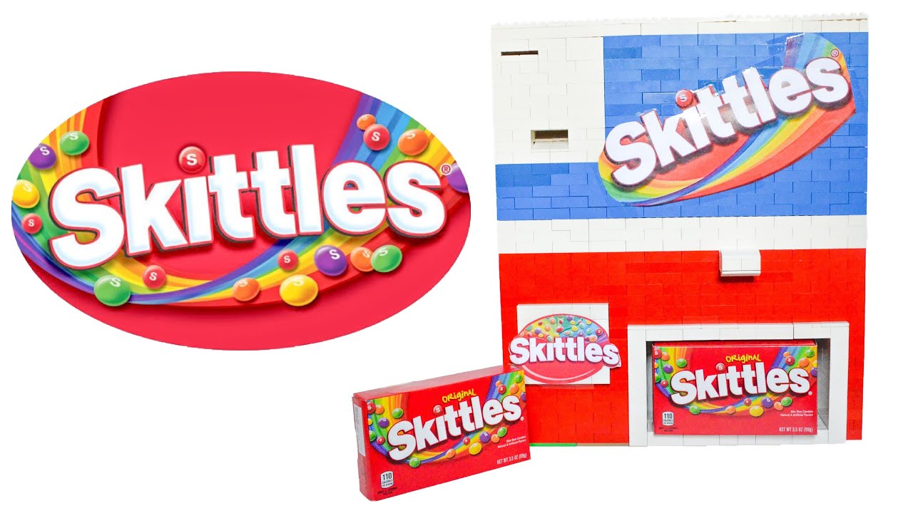 LEGO Skittles Machine - YouTube