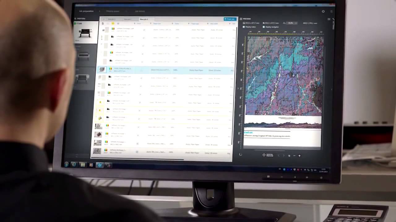 HP Designjet T7200 Production Printer Product Tour - YouTube
