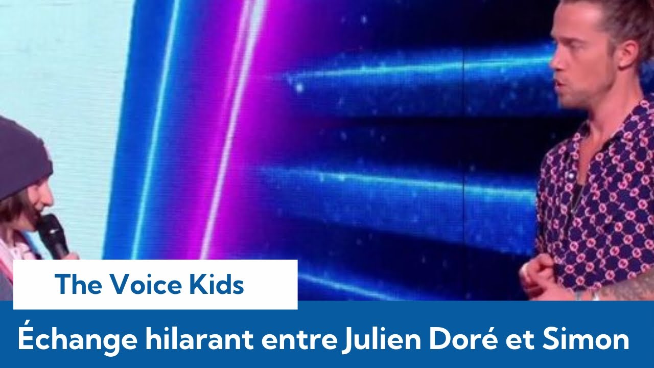 The Voice : Échange lunaire entre Julien Doré et Simon, il sermonne sa ...