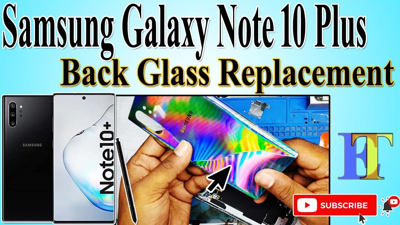 Samsung Galaxy Note 10 Plus Back Cover Replacement ||Samsung Note 10 ...