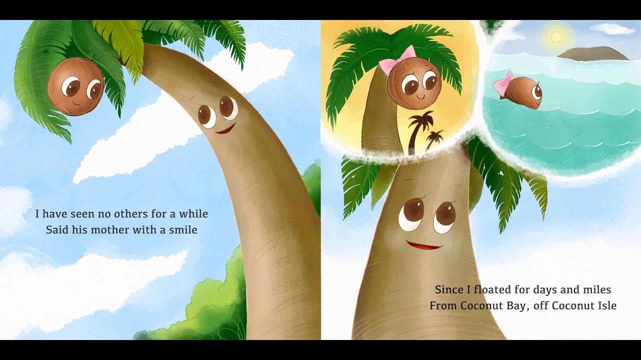 "One Coconut" children's book preview - YouTube