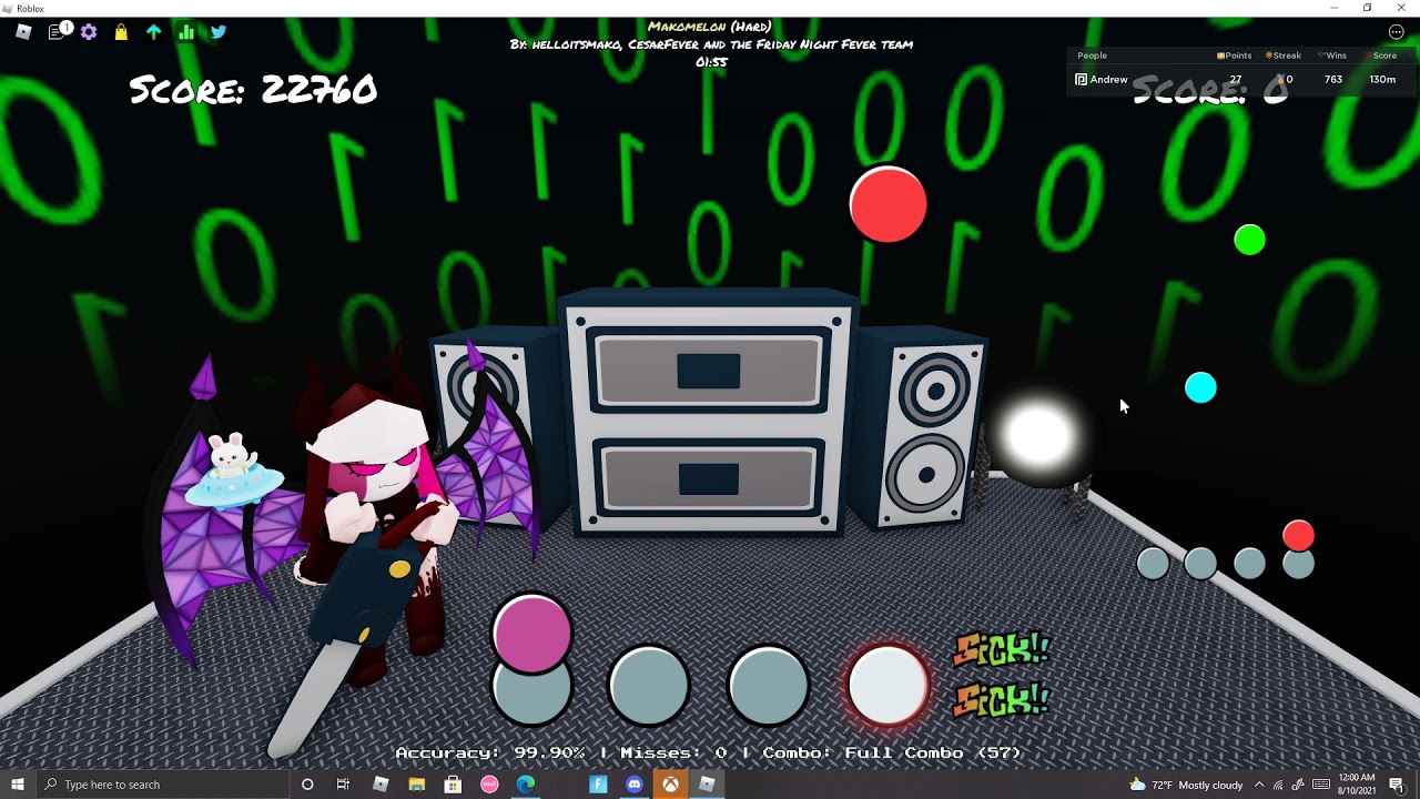 FNF Makomelon But If I Miss A Note The Video Ends - YouTube