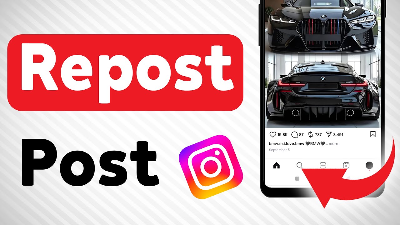 How To Repost A Post On Instagram (Updated) - YouTube