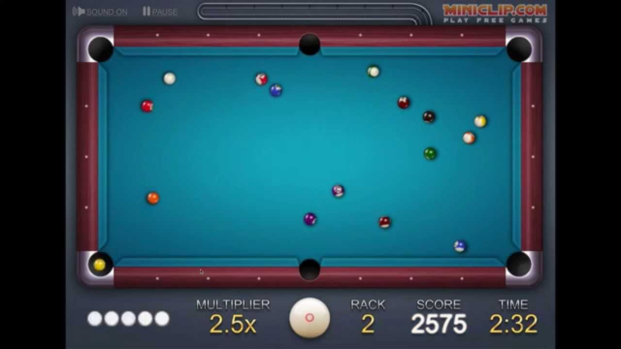 8 Ball Quick Fire Pool game (Score 19200) - YouTube