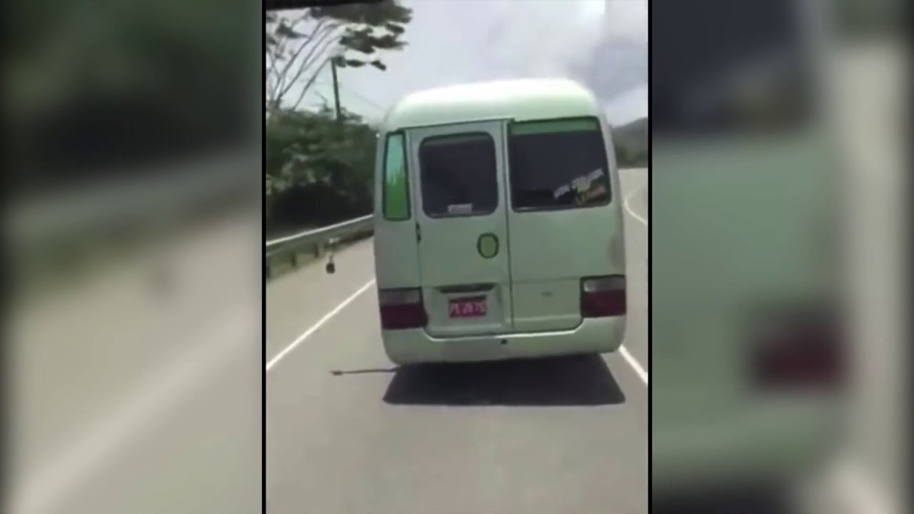 Compilation of Jamaican Modified Buses! (Light action, Sound system and ...