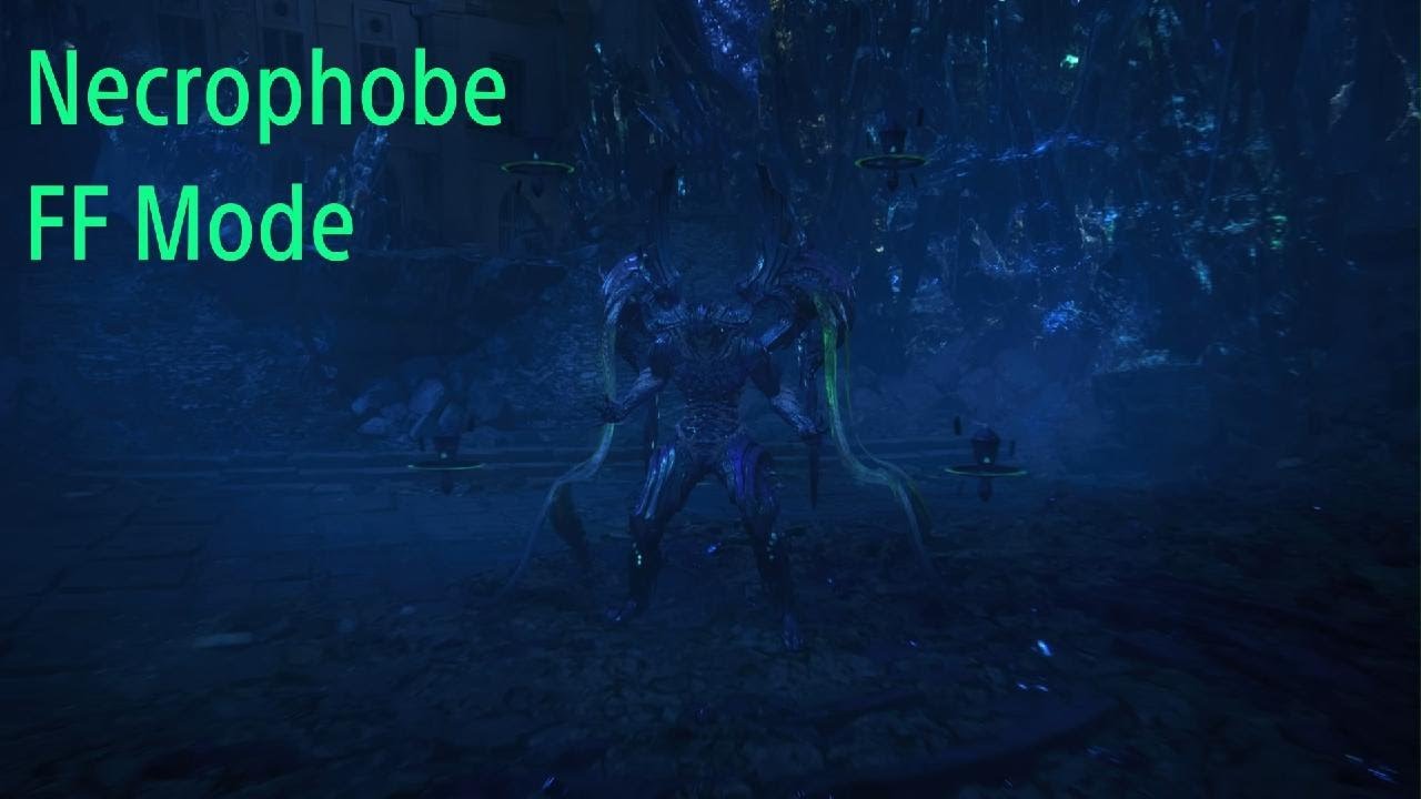 Final Fantasy XVI Necrophobe Boss Fight FF Mode - YouTube